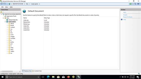 Setup IIS On Windows