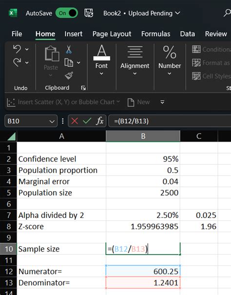 Sample Size Calculator With Excel GeeksforGeeks