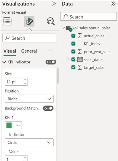 Power Kpi Visual To Add Indicators To Power Bi Reports
