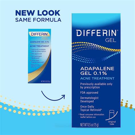 Differin Gel Anti Acné avec Adapalene Mondialpharma