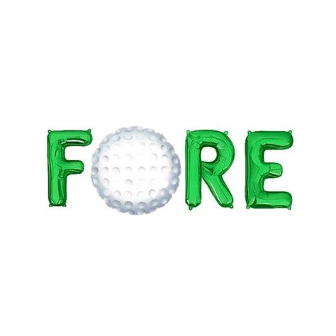 Fore Balloons Golfing Birthday Party Golf Themed Birthday Party Decorations Golf Balloons Golf