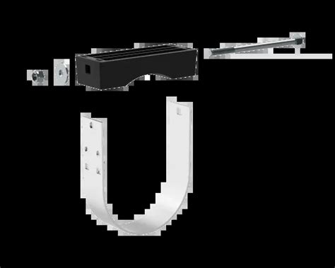Single Rectangular Bracket Fitting Kit For Hose Tube Holder