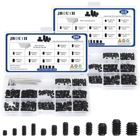 Juego De 1000 Tornillos Métricos Sae Juego De Tornillos Allen De