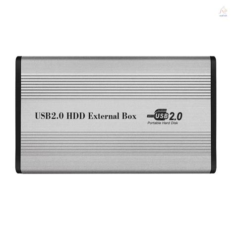 Usb2 0 ถึง Ide Hard Disk Case 2 5 Ide Hdd Enclosure กล่องฮาร์ดดิสก์แบบพกพาอลูมิเนียม Hdd