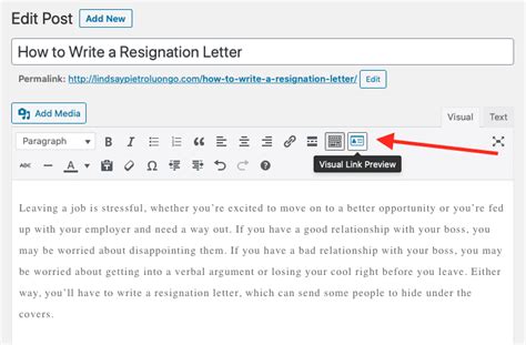How To Create A Visual Link Preview In Wordpress Ask The Egghead Inc