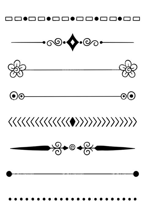 分割线 源文件下载【酷图网】几何 图案 黑白 创意 线条 分割线 花瓣网