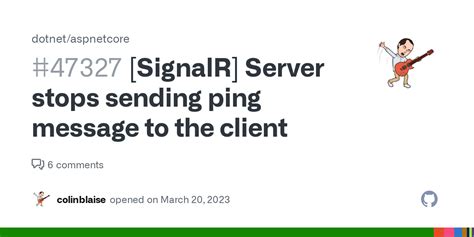 Signalr Server Stops Sending Ping Message To The Client · Issue