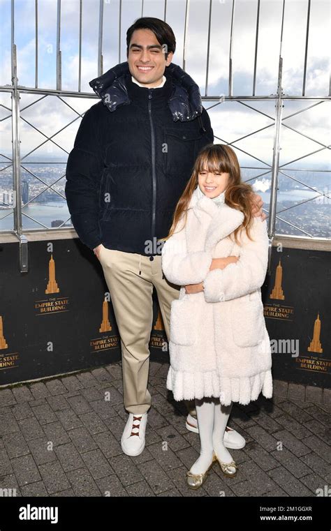 New York Usa 12th Dec 2022 L R Matteo Bocelli And Virginia
