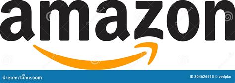 Amazon Logo Vector Background Vector Amazon Icon Editorial Image