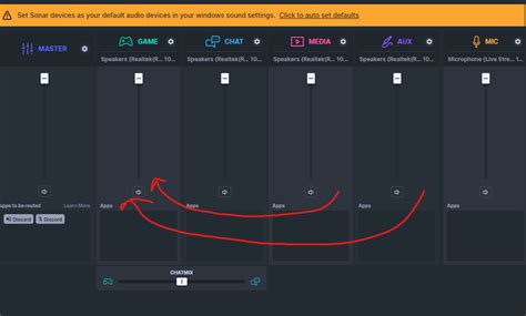 Is There A Way To Combine Sonar Outputs I Dont Need A Media Or Aux