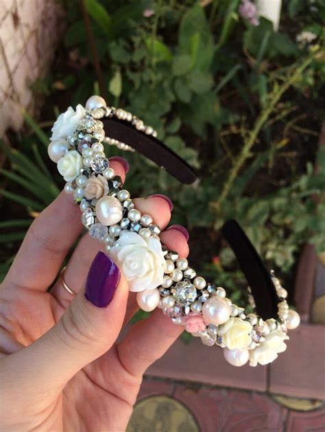 Пин на доске My Style Обруч для волос Обруч с цветами Ободок