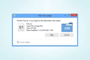 The File Is Too Large For The Destination File System SOLVED TechCult
