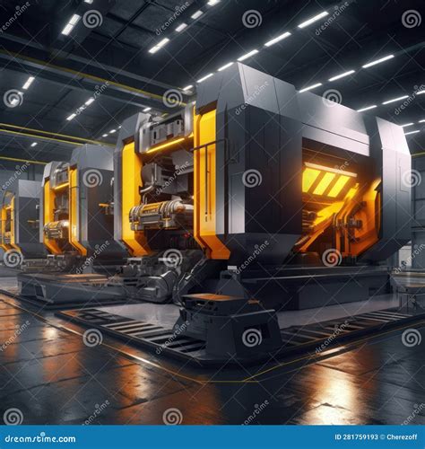 The Cnc Machine Of The Future Stock Illustration Illustration Of Tool