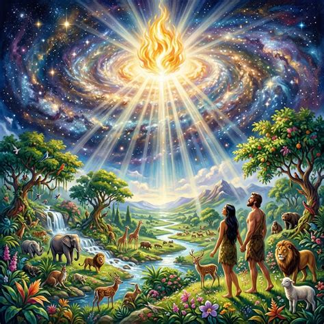 Artistic Creation Story Heaven And Earth Imagined Ai Art Generator