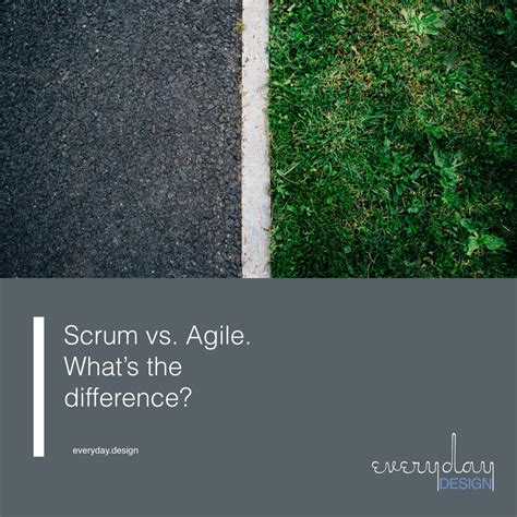 Scrum Vs Agile Everyday Design