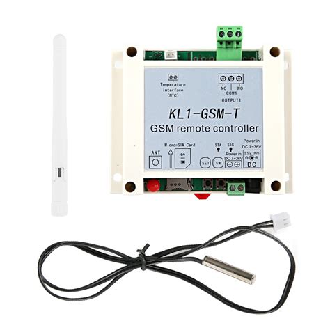 Slatcetga 7 36vdc Monitoring Remote Controller Gsm Temperature Thermostat Control Sensor