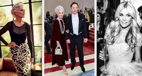 بالاترین تصاویر مِـی ماسک مادر ایلان ماسک یک سوپر مدل مشهور با ۵۰