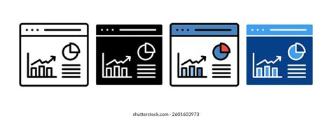 Data Visualization Icon Set Multiple Style Stock Vector Royalty Free 2601603973 Shutterstock