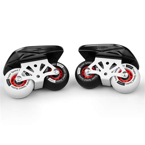 Super Speed Ultimate Freeskates Round Wheels Metal Deck Drift Skates Freeline Drift Board
