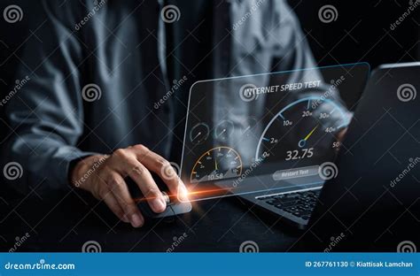 Super Fast Internet Connection Speedtest Bandwidth Network Technology