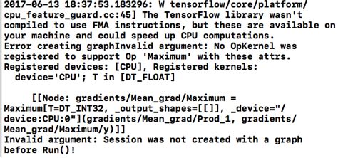 No Opkernel Was Registered To Support Op Maximum With These Attrs Ios Issue