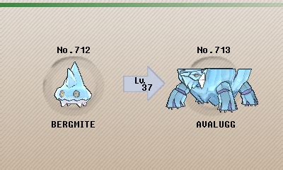 Bergmite Evolution Chart