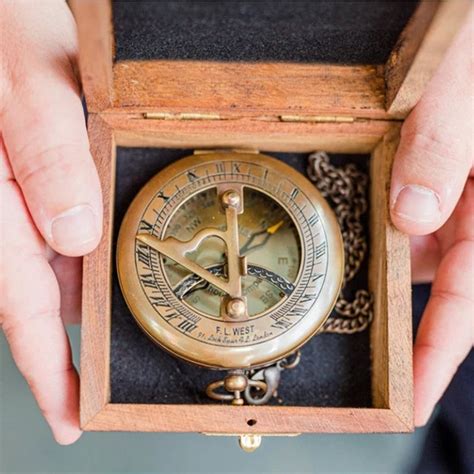Engraved Compass Etsy