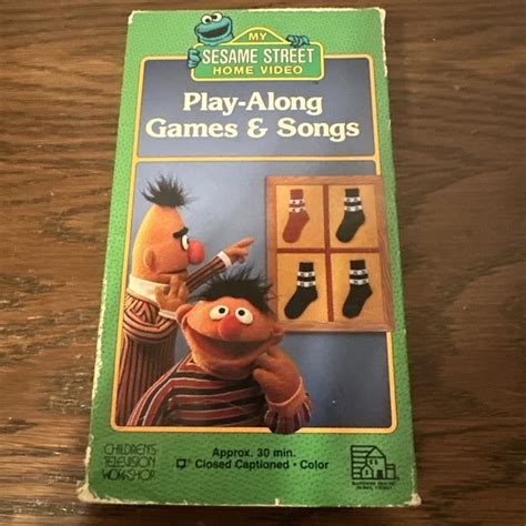 My Sesame Street Home Video Vhs Play Along Games And Songs 1986 £13 66