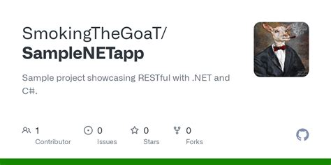 GitHub SmokingTheGoaT SampleNETapp Sample Project Showcasing RESTful With NET And C