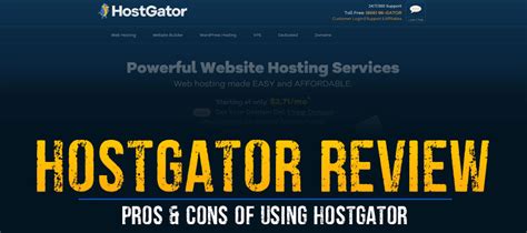 Hostgator Review 2025 Pros 👍 And Cons 👎 Of Hostgator