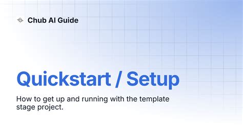 Quickstart Setup Chub Ai Guide