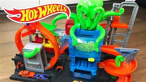 Mattel Hot Wheels Сити Невообразимая автомойка с осьминогом, GTT96 Hot ...