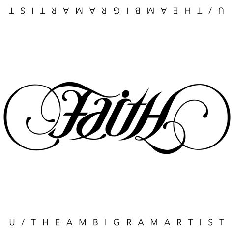 Beautiful Ambigram Tattoos