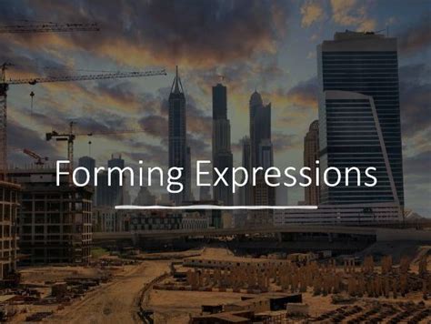 Gcse Forming Expressions Teaching Resources