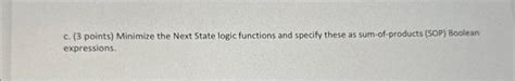 Solved 2 Finite State Machine Desing Using D Flip Flops 10