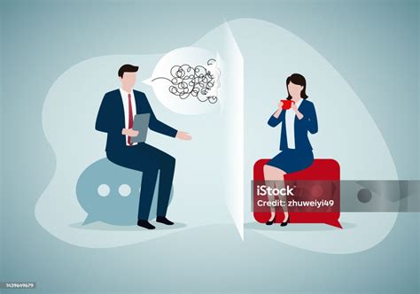 Business People Meeting Talking Bad Communication Misunderstanding