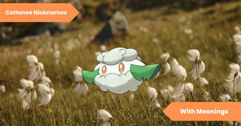 101 Cottonee Nicknames Fluff Up The Jam Lets Learn Slang