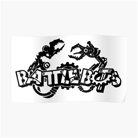Classic Battlebots Logo Hd Poster For Sale By Colelamontagne Redbubble