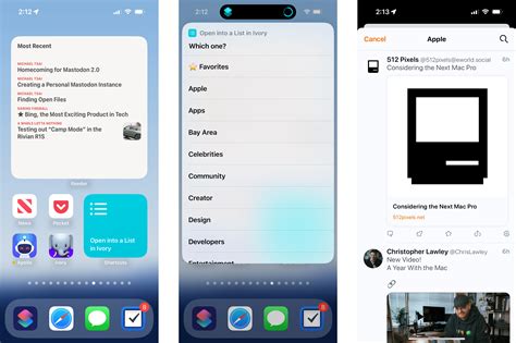 How To Deep Link Into Mastodon Lists In Ivory Using Shortcuts Matthew Cassinelli