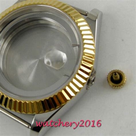 40mm Stainless Steel Watch Case Fit Eta 2836 Miyota8215 Dg2813 Sapphire