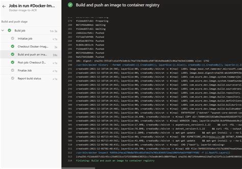 build and push docker images to azure container registry using azure