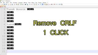 How To Replace Carriage Return And Line Feed In Notepad Liv4it Mp3