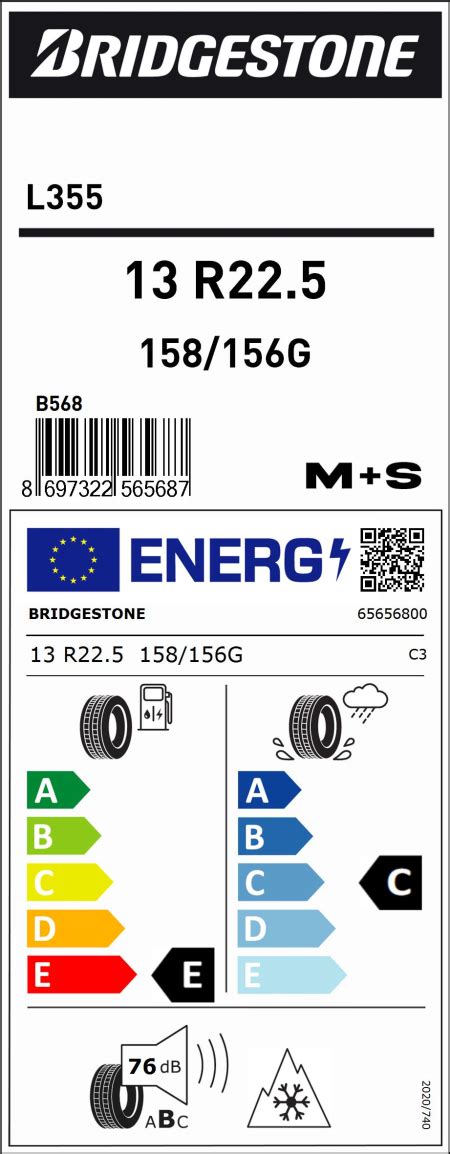 L355 Evo İnşaathafriyat 13r225 AĞir Vasita LastİĞİ Bridgestone