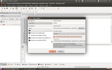 Codelite Ide C Yang Ringan Di Linux Windows Mac Catatan Bytescode