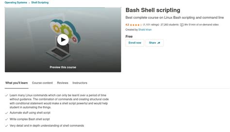 Top 11 Resources To Learn Shell Scripting For Free