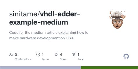 GitHub Sinitame Vhdl Adder Example Medium Code For The Medium Article Explaining How To Make