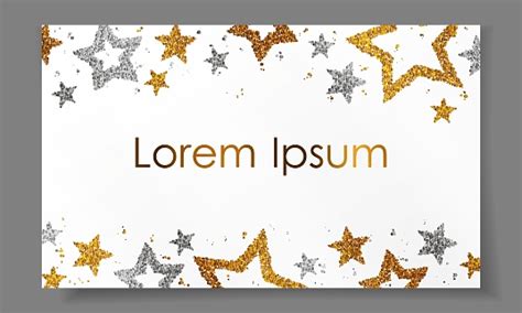금색 은색 반짝임 반짝이 그림자가 있는 흰 종이에 텍스트를 위한 공간이 있는 배너 벡터 그림입니다 포스터 결혼식 초대장 졸업장 파티 웹 카드 요소 건설 프레임에 대한 스톡