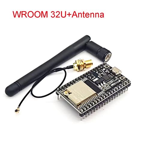 Hcm Wroom 32u Esp32 Development Circuit Board 38 Pins Cp2102 Micro Usb With 2 4ghz Removable