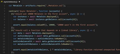 Writing Truffle Tests With Async Await David Burelas Blog