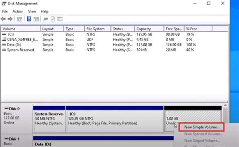 how to create a recovery partition on windows 10